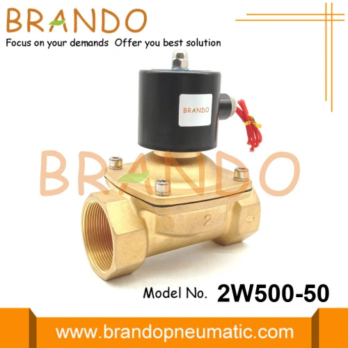 2W500-50 2'' Electric Water Solenoid Valve 220V 230V China Manufacturers Suppliers Factory Exporter